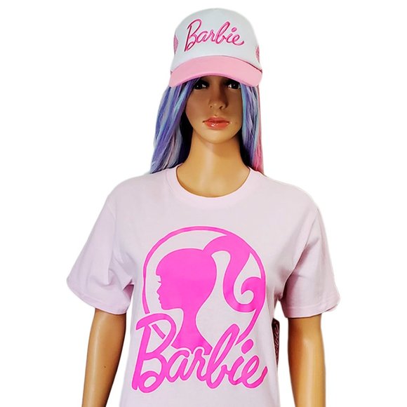 Barbie | Accessories | Nwt Barbie Authentic Womens Pink White Trucker ...